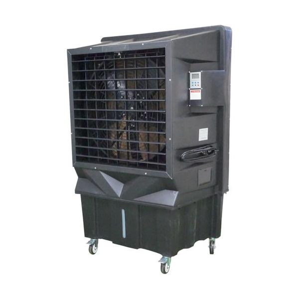 ■特徴 本体は軽量であり、ご使用場所を選びません。 家庭用コンセント100Vと水道があれば、どこでも使用可能です。 左右オートルーバー機能があり、ダイレクトに冷却したいところへ風を送ることができます。 ビギナーズモデルですが、UVライト（水...