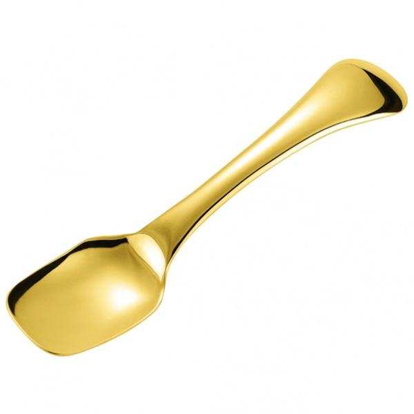 硬いアイスが『いつでも食べ頃』。銅は熱伝導率が他素材に比べ格段に良いため、手の熱が伝わることにより硬いアイスクリームもストレスなくすくうことができます。サイズ:全長110mm 重量:22g カラー:シルバー