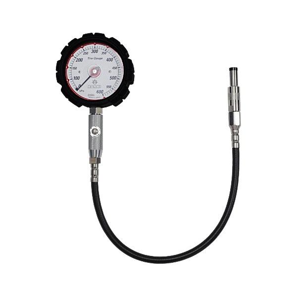 AD-206(ぬきボタル) 測定範囲 60〜600kPa 測定精度 ±10kPa 最小目盛 10kPa 寸法 102×40×660mm 質量 450g 減圧機能付きタイヤゲージ(ぬきボタル) 取手についているボタンで排気減圧ができる大型で見...