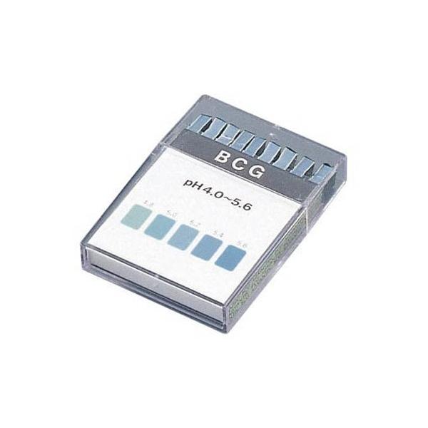 ●変色表のpH値間隔を0.2または0.4と狭く設定しています。 ●測定範囲:pH4.0〜5.6 ●大きさ:7×70mm ●入数:20枚綴10冊 試験紙 試験紙 検出試験紙  【入数】 200枚 BCGブロムクレゾールグリーン
