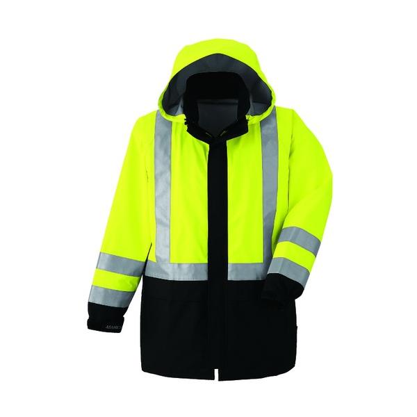 ■特徴 高い視認性とゴアテックスの快適性を両立させたレインコートです。 ■用途 ●雨天時の屋外での作業に●視界の悪い環境での作業に ■仕様 ●耐水度35000mmH2O以上●透湿度10800g/m2 24hr以上●JIS T8127規格適合...