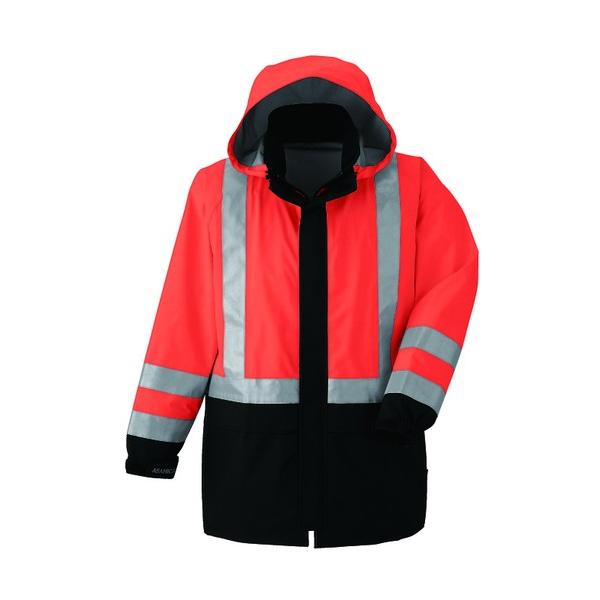 ■特徴 高い視認性とゴアテックスの快適性を両立させたレインコートです。 ■用途 ●雨天時の屋外での作業に●視界の悪い環境での作業に ■仕様 ●耐水度35000mmH2O以上●透湿度10800g/m2 24hr以上●JIS T8127規格適合...