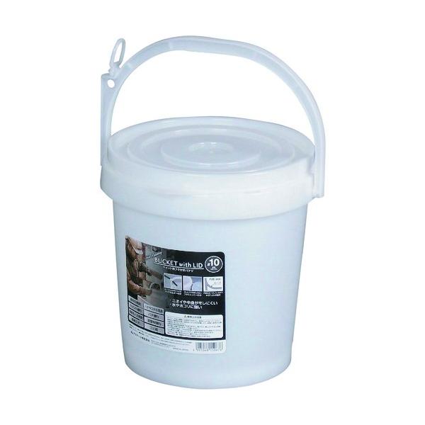 ■特徴 蓋ストッパーがあり、外した蓋が風で飛ばされる心配がありません。  ■仕様 ペイントヨウフタツキバケツ#10  ■材質 ポリエチレン(PE)   【サイズ】 250 x 250 x 273 mm 【重量】 600 g 【入数】 1個 ...