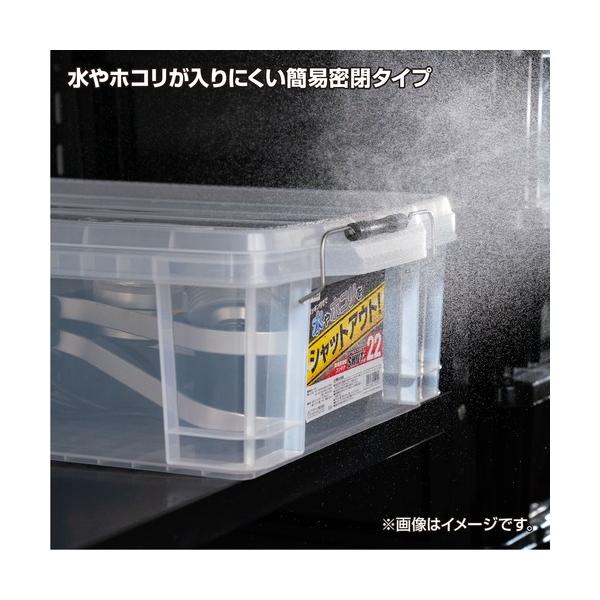 ■特徴 フタ裏側のフレーム部にパッキン付きなので、水やホコリが入りにくくなっています。 スタッキング（積み重ね）可能です。 フタに便利な目盛りが付いています。 丈夫なステンレス線材バックルです。  ■材質 本体・フタ・バックル：ポリプロピレ...