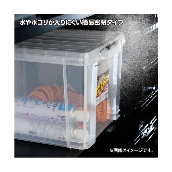 ■特徴 フタ裏側のフレーム部にパッキン付きなので、水やホコリが入りにくくなっています。 スタッキング（積み重ね）可能です。 フタに便利な目盛りが付いています。 丈夫なステンレス線材バックルです。  ■材質 本体・フタ・バックル：ポリプロピレ...