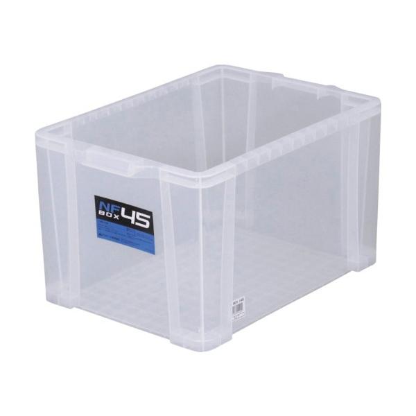 ■特徴 スタッキングできます。 15ｃｍまでの目盛り付きです。 カラーは2色あり、お好みに合わせて選べます。  ■用途 生活用品や日用雑貨の小物収納に。  ■仕様 NFボックス#45クリア    【サイズ】 536 x 370 x 307 ...