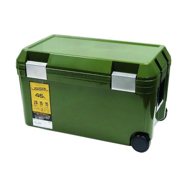 ■特徴 密閉度を配慮したバックル設計の為、クーラー内の冷気をガードします。 キャスター付です。 サビに強く丈夫で壊れにくいステンレスバックル仕様です。  ■材質 本体・フタ・ベルト：ポリプロピレン（PP）   【カラー】 グリーン 【重量】...