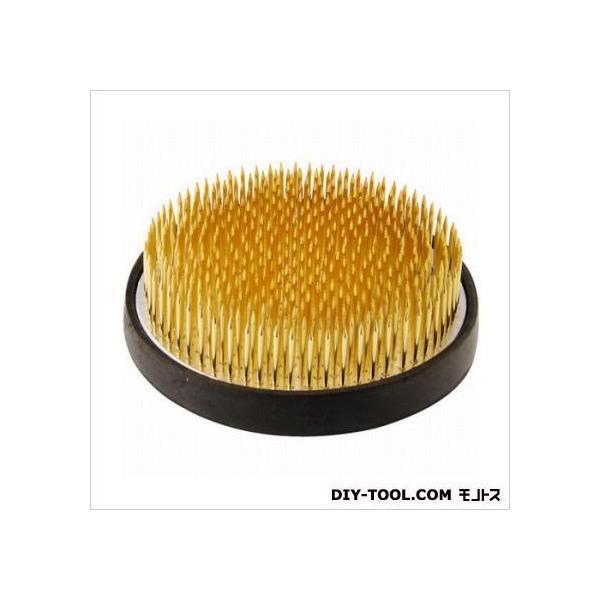 ●底部にゴムを使用、滑ることもなく花器を傷つけたりもしません。 ●生け花に欠かせない定番品。 ●鮮やかな輝きの、真鍮針を使用。 ●全体寸法(約):直径90mm×高さ25mm ※ゴムリング付は、全体寸法が2〜3mm大きくなります。 ●針寸法(...