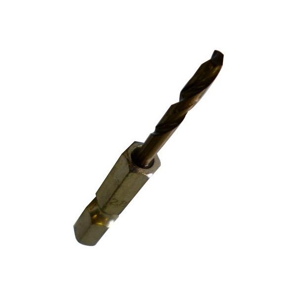 ステンレス、鉄、木材の穴あけ作業に。くいつきがいい、クロスシンニング加工です。特殊な刃先で穴あけスピードを大幅にアップ、切削能率を大幅に改善しました。全長を短くする事によりドリル刃のブレを少なくし、正確な穴あけができます。注意1:インパクト...