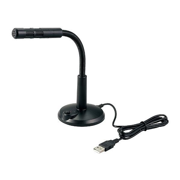 ドライバーのインストールが必要なくUSBポートに接続するだけで簡単にお使いいただけるスタンドマイクです。 ●USBポートに接続するだけの簡単接続  ●ノイズキャンセリング機能搭載  ●電源はワンタッチの ON/OFF 操作可能  ●滑り止め...