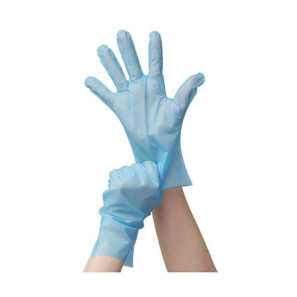 伸縮性があり、高いフィット感!衛生的な使い捨て手袋 ●手袋をしたままタッチパネルが操作できる！ ●手荒れの心配のないパウダーフリー！指の根本部分の絞り形状がフィット感をアップ食品衛生法 適合   【サイズ】 260×214mm左右兼用 【入...