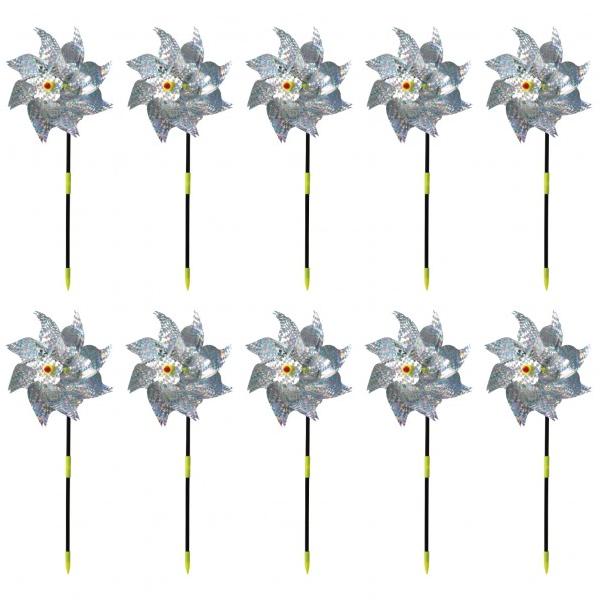 ●キャッチコピー:光の反射と回転で鳥を遠ざける！広い場所でもよく目立つ！  ●商品説明:光の反射と回転で害鳥を効果的に威嚇するかざぐるまです。  大きなサイズで目立ちやすく、農地や駐車場など広いスペースでの使用に最適です。  羽にはハトやカ...