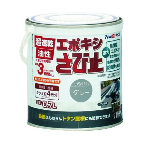 ●高性能エポキシ変性樹脂により抜群の密着性と防錆性を実現。 ●トタン屋根のさび止めにも最適です。 ●超速乾なので当日中に上塗りが可能です。 ●サイズ:112×112×118mm ●重量:1080g ●属性/仕上がり感/塗り回数:油性つや消し...