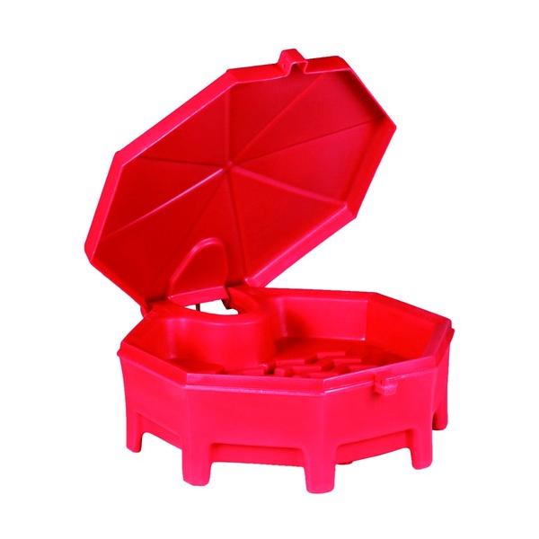 商品画像はイメージ画像です。実際とは異なる場合がございます。 ■特徴 200Lドラム缶（日本製・外国製）にフィットします。 ヒンジつきのフタは、外部からの異物などの混入を防ぎます。 約10cmのハイサイドウォール、ファンネル内面のジグザグ突...