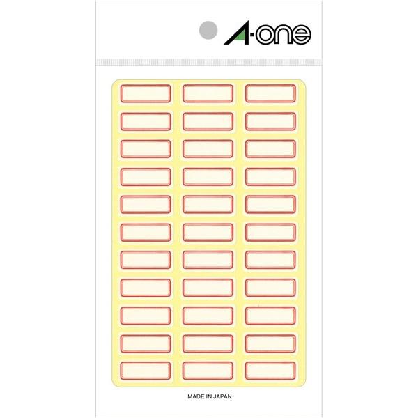 表示がしっかり目立つ、枠つきの手書き用ラベルです。 特殊接着剤を使用。 金属、ガラス、プラスチック、紙、ゴム製品など幅広い用途に利用することができます。 ラベルの裏紙はリサイクル可能です。 一片サイズ 10mm×24mm 面付 36面 3列...