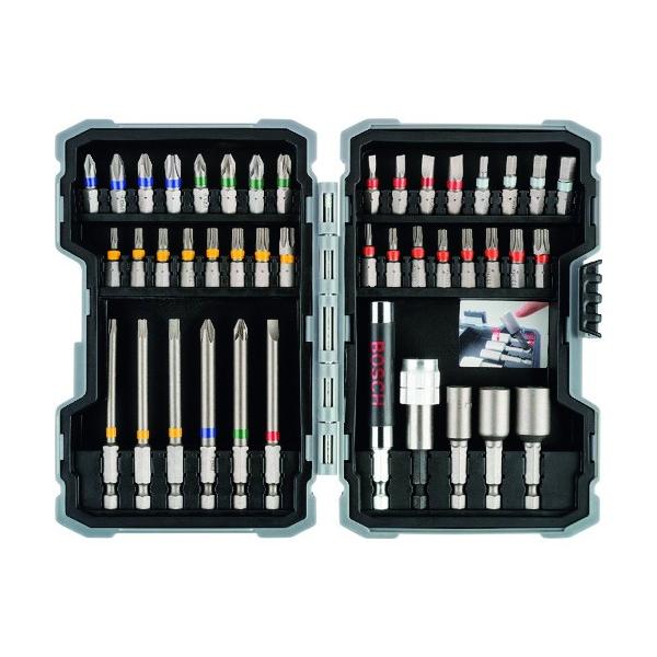 ■特徴 六角軸6.35mm、9mm溝シャンク対応アクセサリーです。  ■用途 ドライバードリル、インパクトドライバーでのネジ締め作業に。  ■仕様 クイック収納BOX入  ■セット内容 全長25mmドライバービット：PH1/PH2(×2本)...