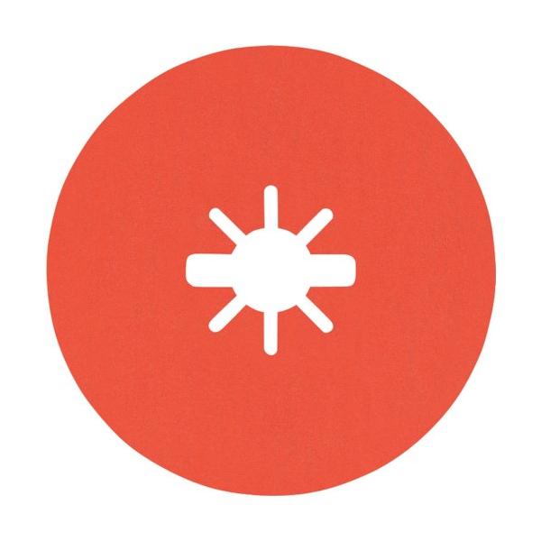 ■特徴 プリズマセラミック砥粒が最適な三角形の形状で整列していることにより、最速の研削作業が可能です。 その砥粒形状により、作業中の熱発生が抑えられ、サンディングディスクの中では最も長寿命です。 セルフシャープニング効果により、高い研削効率...