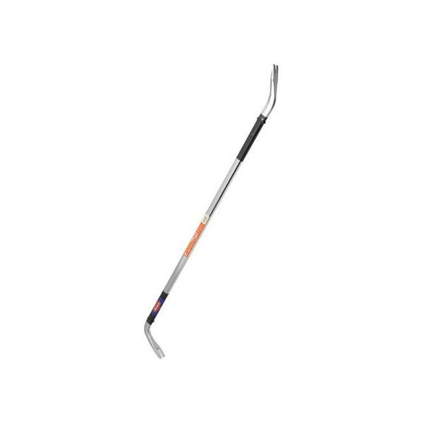 ●パイプ構造の採用により軽量化を実現しました。 ●パイプ接合部は抜けにくいW接合。 ●解体作業向けのバールです。 ●生産国:日本 ●長さ:1050mm ●重量:1802g  【サイズ】 1050mm 【入数】 1点