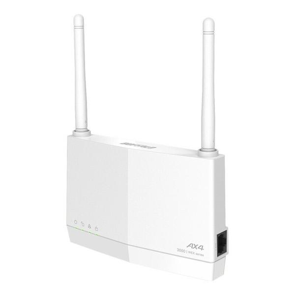 ■特徴 無線LAN中継機11ax/ac/n/a/g/b2401+573Mbps ■仕様 無線LAN中継機11ax/ac/n/a/g/b2401+573Mbps    【重量】 250G 【入数】 1個 【原産国】 000 WEX3000AX4EA