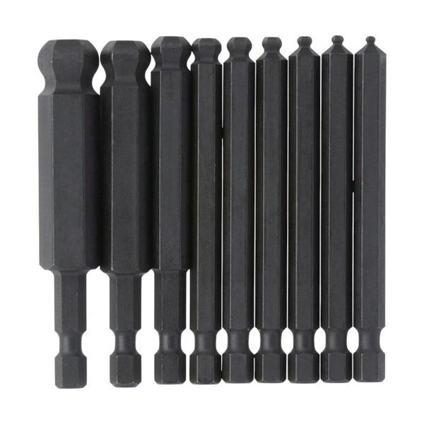 商品画像はイメージ画像です。実際とは異なる場合がございます。 ●電動工具との使用に最適です。●電動工具との使用に最適です。●セット内容(本):9●セット内容(mm):1.5、2、2.5、3、4、5、6、8、10●セット内容(mm):1.5、...