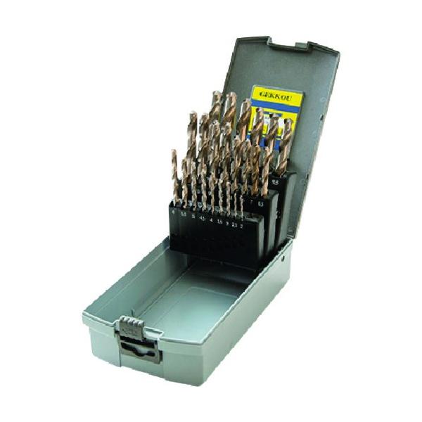 刃先先端部の形状に独自の技術を採用し驚愕の切れ味を実現します。 用途 被削材:一般鋼、被削材、軟鋼、鋳鉄、軽合金、樹脂、アルミ。 先端角:118° セット内容(mm):2.0〜13.0/(0.5とび) セット入数(本):23   【入数】 ...