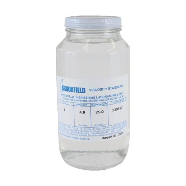 ●《米国標準技術局(NIST)規格準拠》 ●温度安定性に優れた無毒性シリコンのニュートニアン流体の標準液です。 ●通常1〜2種類の標準液で十分な校正点が得られます。 ●概略値粘度:5mPa・s ●内容量:約946mL 粘度計 粘度計 粘度測...