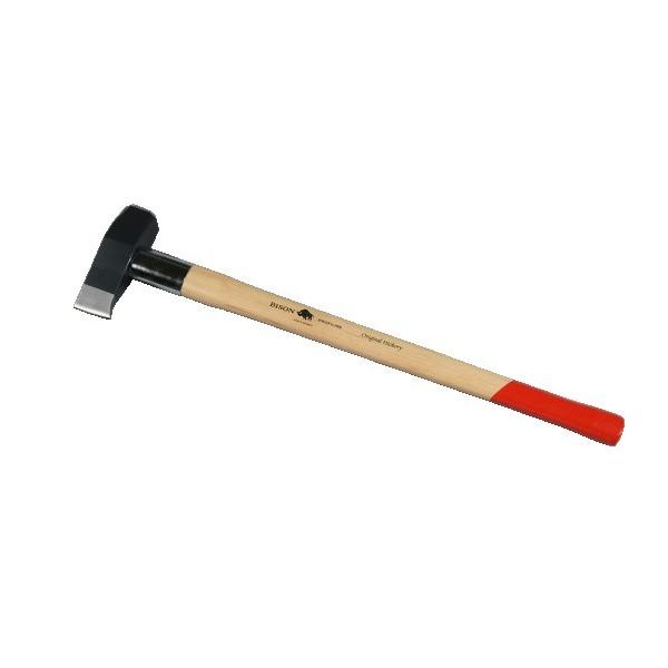 刃の後ろでクサビをたたくハンマー機能。原木を割るときに安心の首元プロテクター付ドイツの工業基準DIN7100に準拠した高品質の工具鋼を使用。 ハンマ、トンカチ、金槌、鉄槌  【サイズ】 柄の長さ:850mm 【入数】 1個 BN04