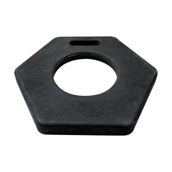 ■特徴 屋外での使用に適した高重量仕様にすることができます。  ■用途 トラフィックコーン・タワーポールのウエイトとして。  ■仕様 内径：210mm 幅×奥行×高さ：465mm×410mm×45mm   【入数】 1点 FC03