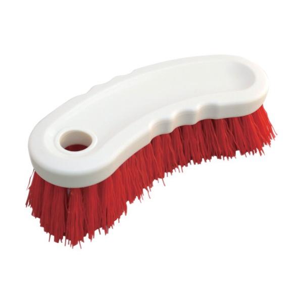 ■特徴 軽くて持ちやすい形状で毛腰が強く、弾力性にも優れ頑固な汚れも素早く落とします。  ■材質 ポリプロピレン（PP） ●色:レッド ●縦(mm):170 ●横(mm):55 ●厚み(mm):50    【重量】 126.000G 【材質...