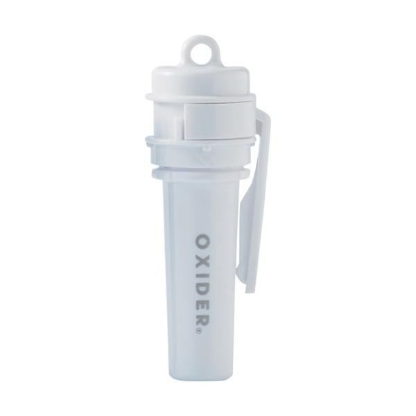 ■特長 持ち運べる二酸化塩素発生ゲル剤です。  上方に二酸化塩素を届ける放散特性携帯専用容器となります。  不使用時の浪費を防ぐワンタッチ密栓機能付きです。  液剤を投入する前の未開封の状態であれば、長期間の在庫が可能です。  （常温暗所で...