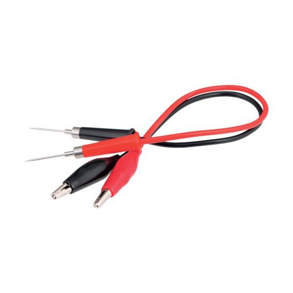 ■特長 テスターのテストリード先端に取り付けて使用します。 ■仕様 長さ(m):0.5 テスターのテストリード先端に取り付けて使用します。   【入数】 1点 ATL5N