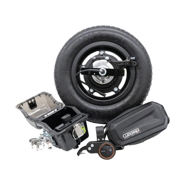 (特長)  ●E-cat kit2はお手持ちのねこ車（一輪車・手押し車）をだれでもカンタンに電動化できる取付式の電動アシストタイヤキットです。   ●タイヤが電動で回るので踏ん張る回数が減ります。   ●悪路や段畑、傾斜地、木の根や柔らかい...