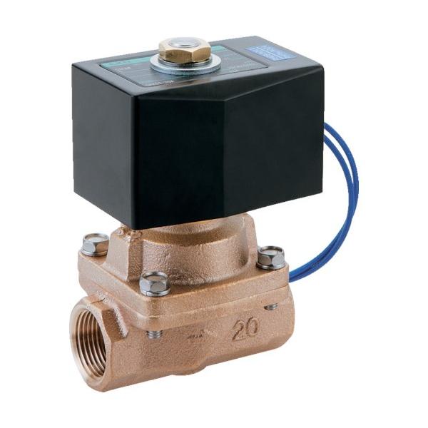 商品画像はイメージ画像です。実際とは異なる場合がございます。 ■特徴 耐久性を向上（100万回）した差圧0から作動する蒸気専用電磁弁です。 低消費電力です。 PTFE角リングによる特殊シール構造で外部シール力を向上、高温蒸気における外部漏れ...