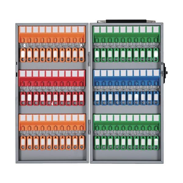 ■特徴 カラフルなキーホルダーは用途別に鍵を分類して管理でき、掛け間違いや取り間違いを防ぎます。 キーハンガーはマグネットでの着脱式のため、取り外しが可能でカギの大きさや量に合わせて自由にレイアウト可能です。 壁掛けはもちろんのこと、ハンド...