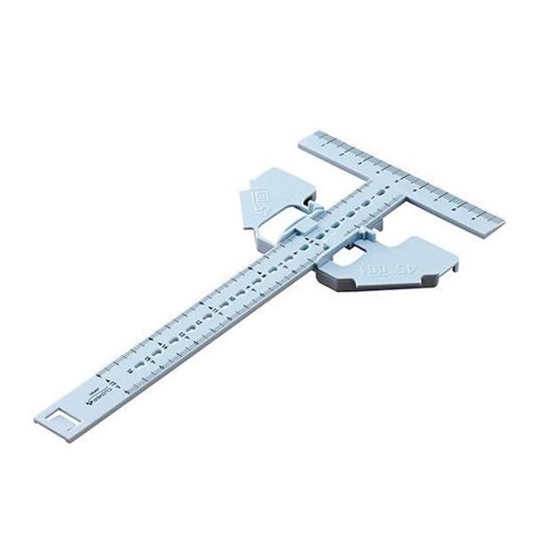 【特長】 木材の測定と印付けが同時にできる道具です。 1×4(厚み19×幅89mm)までの木材の印付けに便利です。 【用途】 ・平行線・垂直線の印付け ・45度の角度線の印付け ・基準面へ垂直線の延長 ・等分割 ・板厚の測定(19mm(※)...