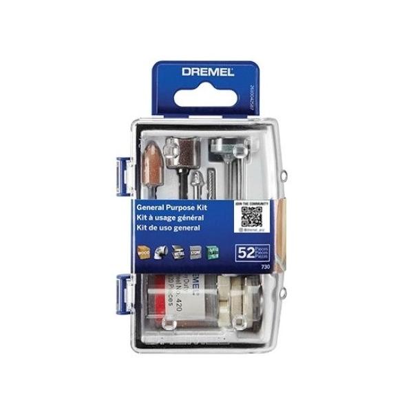 各種多様な作業に適したアクセサリーを厳選です。 様々な用途の代表的なアクセサリー52個入りです。  【仕様】 軸径:3.2mm  【用途】 ミニルーターに取り付けて、切断、研磨、磨き、研削、汚れ落とし  【材質】 フェルト、酸化アルミニウム...