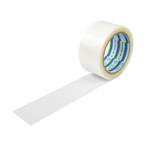 商品画像はイメージ画像です。実際とは異なる場合がございます。 ■特徴 基材中に再生ポリエチレンを65％以上使用しています。 展開力がスムーズで手切れ性に優れています。 布テープより薄く軽いです。 耐水性能に優れています。 貼った後が目立ちま...