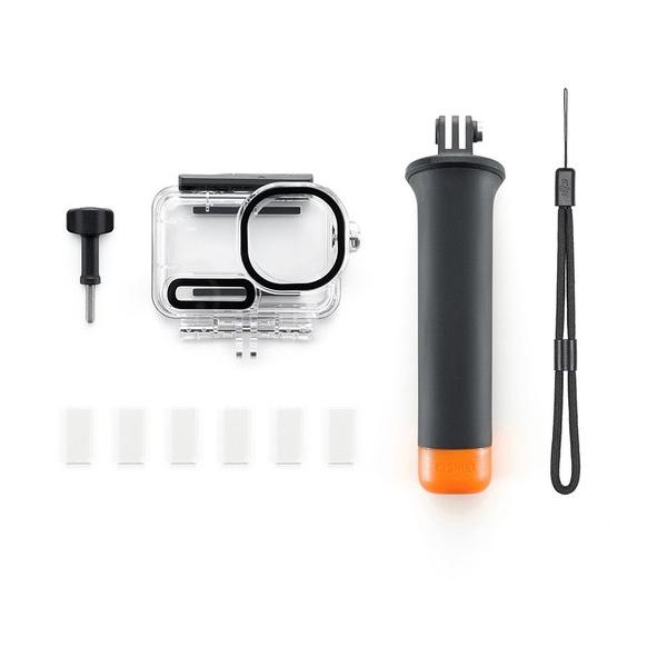 ■特徴 キットには、Osmo Action 6 防水ケース、曇り止めインサート、DJI リストストラップ、DJI フローティングハンドル、止めねじが含まれており、水深60メートルまでの水中クリエイションに最適で、安全かつ柔軟な水中撮影体験を...