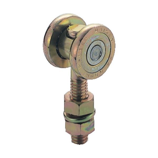 ■用途 主にカーブレールや折戸用に使う車です。 伸縮扉用単車は溶接直付けタイプの単車です。  ■仕様 ボルトの抜け止め加工がしてあります 軸受部は鋼球入 軸受部分：自社製ベアリング  ■材質 本体・戸車:スチール   【サイズ】 3.8×9...