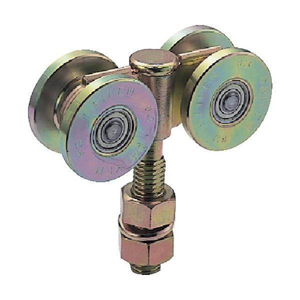 ■用途 扉吊り用。  ■仕様 耐久基準：7万m(常温下定格荷重)  ■材質 本体:スチール 戸車:鋳物   【入数】 1個 34WHB