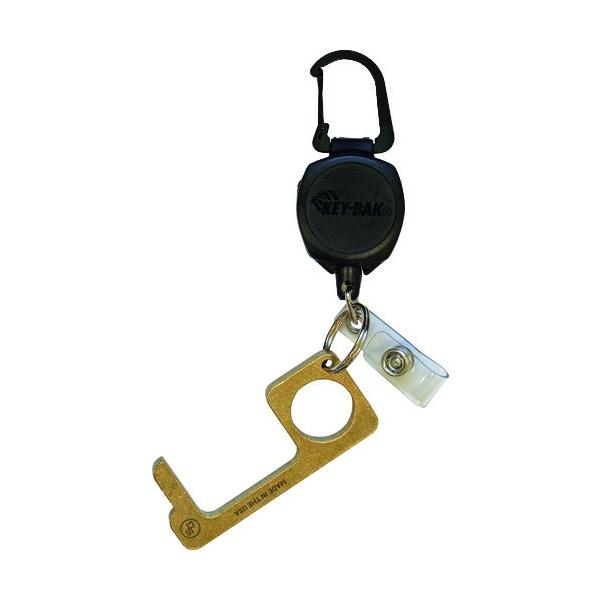 ■特徴 二次接触を防止するタッチレス・ツールです。 銅イオンの効果により雑菌の増殖を防ぎます。 耐食性に優れ長期間使用可能です。 引込式キーリールです。 カラビナ付です。 ベルト通し・バッグ・リュック装着用です。  ■用途 エレベーターボタ...