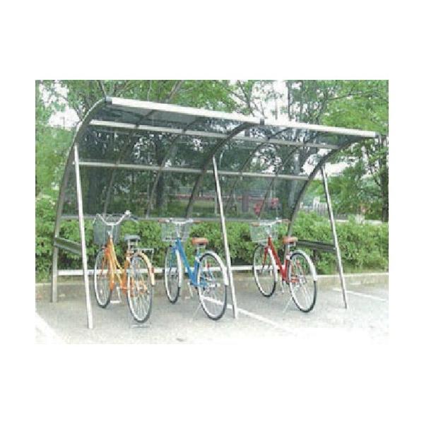 商品画像はイメージ画像です。実際とは異なる場合がございます。 全体がアール形状で、魅力的なソフトデザインです。 基礎は柱埋込式です 骨材はシックなステンカラー色です。 用途 自転車置場。 物干し場。 積雪地での設置は避けてください。 通常地...