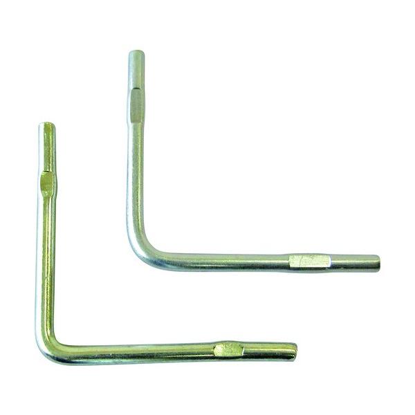 レールのコーナーのジョイント時に。 2本1セット 長さ(mm):30×30 適合レール:FR20_30シリーズ 直径(mm):2.3   【入数】 1点 FJL