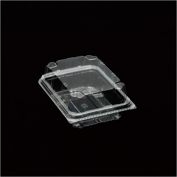 ■商品説明 カチッとはまる外嵌合タイプのフードパックです。  身・フタ一体型。  サンドイッチ1/2カット向け。  天面四隅にハート型を付け、スッキリした形状で中身が見やすくなっています。   ●電子レンジ使用不可  ●オーブン使用不可  ...