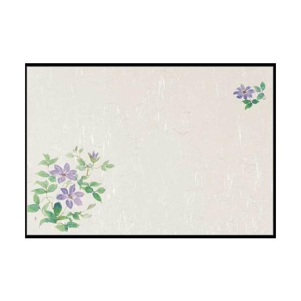■特徴 銀龍和紙に季節の花柄を描いたテーブルマットです。  ■用途 飲食店用の使い捨てテーブルマットとして。  ■仕様 260×380  ■材質 銀龍和紙＜６０＞  【入数】 1点 222375