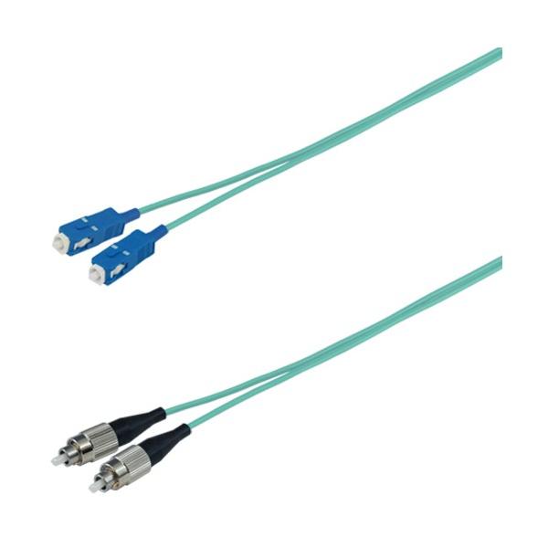 ■特徴 SC⇔FCのマルチモード(OM3)光ケーブル OM3仕様に準拠 10ギガビットイーサネット通信で最大300mの通信が可能 50mまで製作可能 ■仕様 モード:マルチモード(OM3) コネクタ:SC⇔FC 用途:盤内用 芯数:2 ケー...