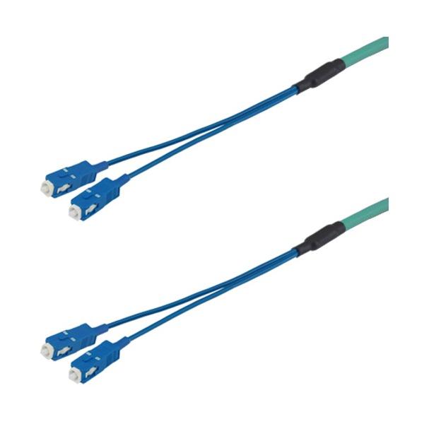 ■特徴 両端SCコネクタのマルチモード(OM3)光ケーブル OM3仕様に準拠 10ギガビットイーサネット通信で最大300mの通信が可能 2000mまで製作可能 ■仕様 モード:マルチモード(OM3) コネクタ:両端SC 用途:屋内用 芯数:...