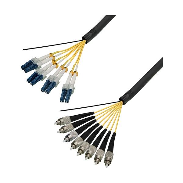 ■特徴 2連LC⇔FCのシングルモード光ケーブル 2000mまで製作可能 ■仕様 モード:シングルモード コネクタ:2連LC⇔FC 用途:屋外用(補強)LAPシース ケーブル長(m):8    【重量】 1KG 【入数】 1本 【原産国】 ...