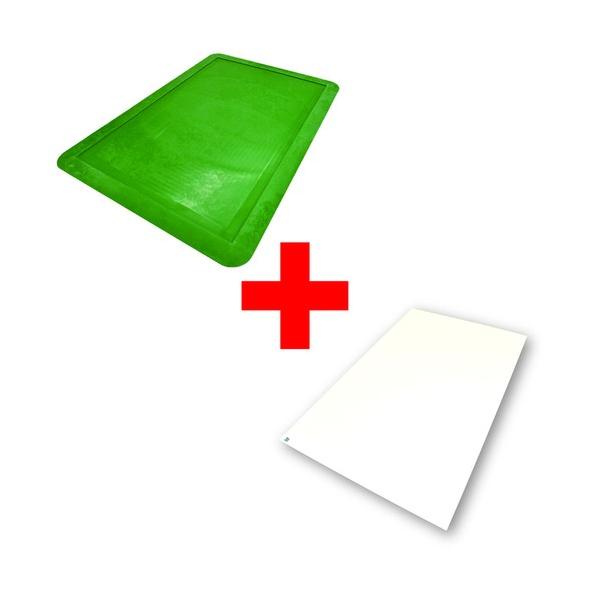 ■特徴 SBRアンダーマット1枚とIVYマット（粘着マット）1シートのお得なセットです。 ■用途 靴底の除塵、異物混入対策 工場内一般環境、クリーンルーム出入口 ■仕様 SBRアンダーマット:SBRゴム IVYマット:ポリエチレン基材、アク...