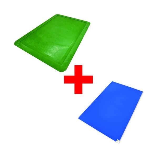 ■特徴 SBRアンダーマット1枚とIVYマット（粘着マット）1シートのお得なセットです。 ■用途 靴底の除塵、異物混入対策 ■仕様 SBRアンダーマット:SBRゴム IVYマット:ポリエチレン基材、アクリル系粘着 ■材質 アンダーマット:S...